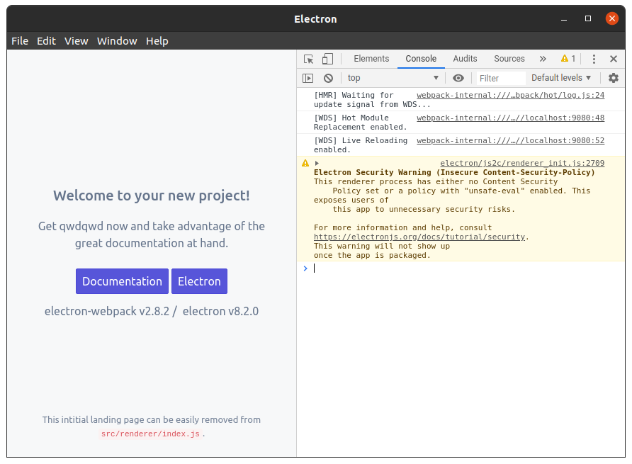Electron app – acasta.it